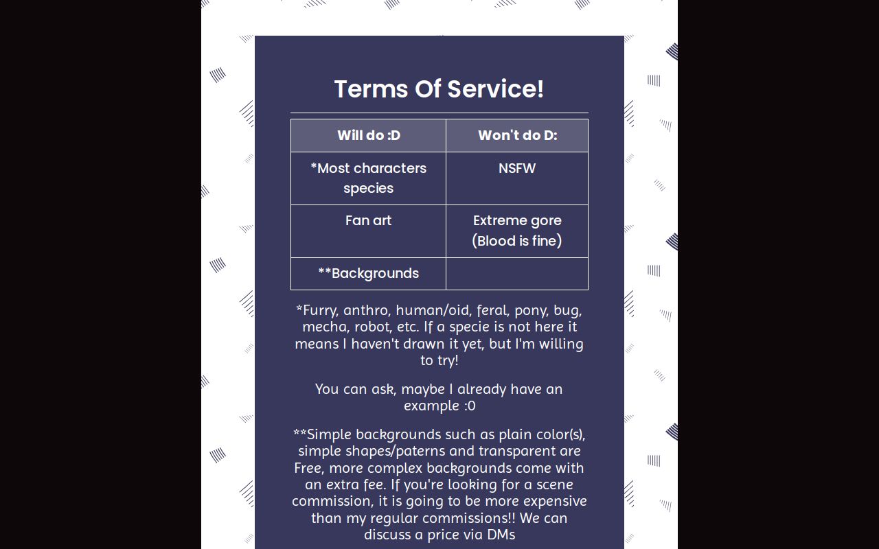 Mango418 commissions